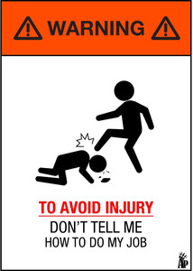 Avoid Injury - Poster Paper Print - Humor, Educational, Educational ...