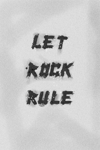 Let Rock Rule Paper Print - Quotes & Motivation posters in India - Buy ...