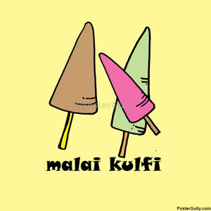 Malai kulfi Artwork | Artist: Pradeesh K Photographic Paper - Minimal ...