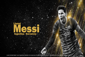 EurekaDesigns Poster Lionel Messi Roar Paper Print - Sports posters in ...