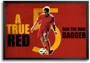 ShopMantra Dan Agger Footballer Laminated Frame Poster Paper Print ...