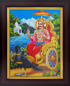 Shree Shani Dev / Saturn Poster Paper Print - Art & Paintings ...