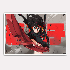 Hawtskin Kill La Kill Anime Sword Art Epic 18X12 Inch Ready To Stick ...