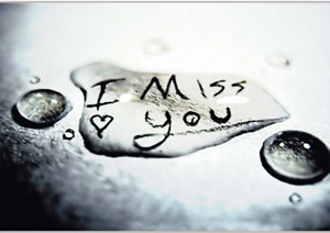 EurekaDesigns I Miss You Poster Paper Print - Abstract posters in India ...