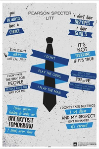 Pearson Specter Litt Quote Poster Paper Print - Quotes & Motivation ...