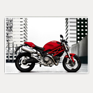 Ducati monster bike super bike jumbo size poster Paper Print - Abstract ...