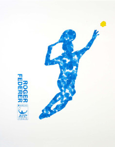 Spirit Of Sports - Abstract Painting - Tennis Great - Roger Federer ...