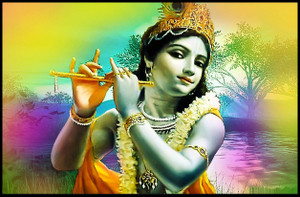 Lord Krishna Poster Paper Print - Religious posters in India - Buy art ...