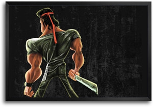 Fighter Rambo Paper Print - Abstract posters in India - Buy art, film ...