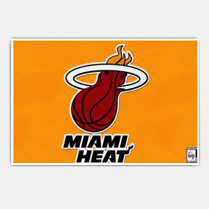 Miami Heat Logo (18x12) Paper Print - Abstract posters in India - Buy ...