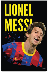 Lionel Messi Poly Paper Print - Abstract posters in India - Buy art ...