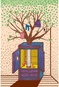 Enchanted Wardrobe 24x36inch Fine Art Print - Abstract posters in India ...