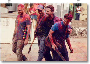 Coldplay in India #PL3467 Paper Print - Music posters in India - Buy ...