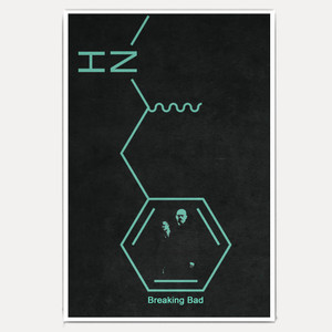 Breaking Bad Minimal Art (18x12) Paper Print - Abstract posters in ...