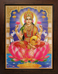Goddess Lakshmi / Laxmiji / Laxmi Poster Paper Print - Art & Paintings ...