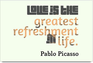 iMerch Is The Greatest Refreshment Quotes By Pablo Picasso Photographic ...