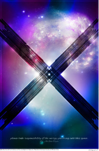 Ink and Graphite - Cosmic Shards Poster Paper Print - Quotes ...