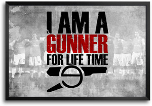 ShopMantra Arsenal Gunner Laminated Frame Poster Paper Print ...