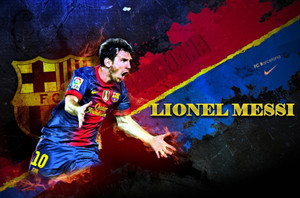 Fcb Player Lionel Messi Poster HD Poster Art PNCAL22253PNCAL22253 ...