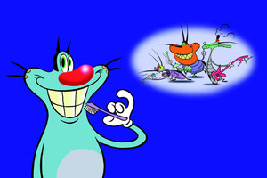 Oggy Cartoon HD Poster Art Bshi290 Photographic Paper - Animation ...