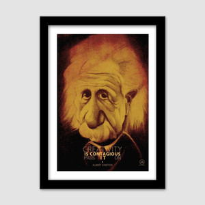 EurekaDesigns Poster Albert Einstein Creativity Laminated & Wall ...