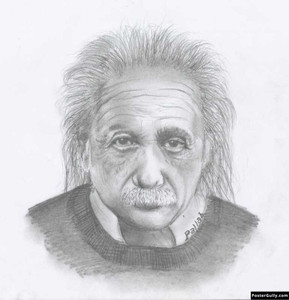 Einstein | Sketch Artwork | Artist: Pallab Bhowmik Photographic Paper ...