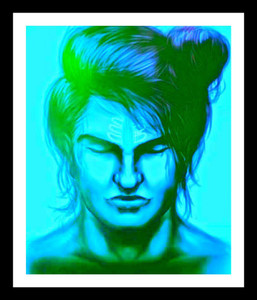 Hindu God Shambo Shiva Laminated Framed Artwork Fine Art Print ...