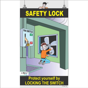 Safety Poster-Safety Lock Paper Print - Abstract, Quotes & Motivation ...