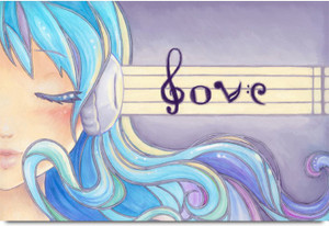 Beautiful Musical Expressions Music AN Paper Print - Music, Abstract ...