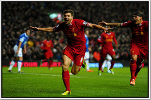 Steven Gerrard Poster Paper Print - Sports posters in India - Buy art ...