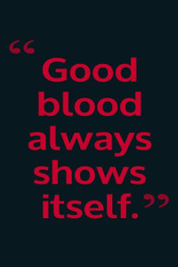 Posterhouzz Good Blood Poster Photographic Paper - Quotes & Motivation ...