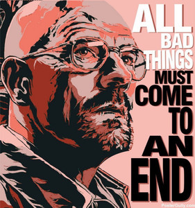 Athah Frameless Poster Breaking Bad work Palna Patel Paper Print ...