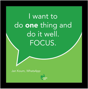 Eureka Designs I want to do one thing and do it well - Jan Koum ...