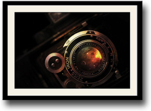 Lens of a Vintage camera Fine Art Print - Abstract posters in India ...