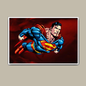 Superman Comic Strip Wall Hang Fine Art Print - Abstract posters in ...