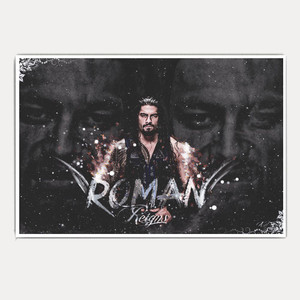 WWE Roman Reigns Fantasy Art jumbo size poster Paper Print - Abstract ...
