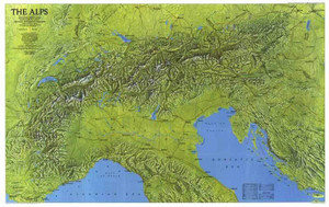 Reproduction of a poster presenting - Alps, The (1985) Paper Print ...