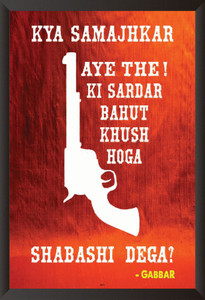 Hungover Gabbar Special Paper Poster Paper Print - Art & Paintings ...