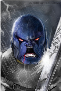 Fierce Doga RC Wall Art | Artist : Draw On Demand Photographic Paper ...