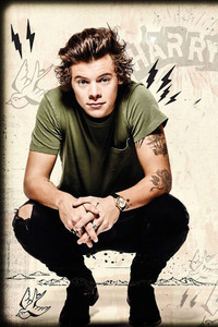 Posterhouzz One Direction - Harry Poster Fine Art Print - Music posters ...