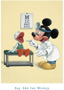 Say Ahh for Mickey Fine Art Print - Disney posters - Animation ...
