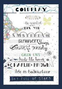 Coldplay Poster Paper Print - Rectangle posters - Music, Art ...