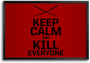 RangeeleInkers Kill Everyone Laminated Frame Poster Paper Print ...