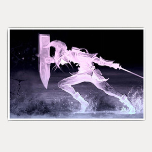 The Legend of Zelda Inverted Colour Art (18x12) Paper Print - Abstract ...
