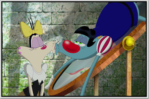 Oggy Cartoon Poster Paper Print - Animation & Cartoons posters in India ...