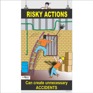Safety Poster-Risky Actions Paper Print - Abstract, Quotes & Motivation ...