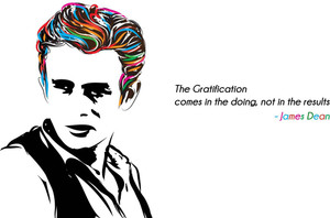 Athah Poster James Dean- Gratification Paper Print - Quotes ...