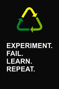 Poster - Experiment Fail Learn Repeat Paper Print - PRINT UNCLE posters ...