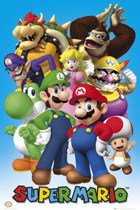 Nintendo All Stars Paper Print - Gaming posters in India - Buy art ...