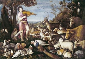Orpheus Charming the Animals - Fine Art Print - Leandro Da Ponte ...